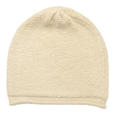 素雏小卷卷堆堆帽羊绒厚款帽子