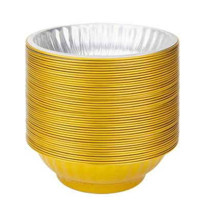 箔洱特圆形铝箔金色扣肉碗