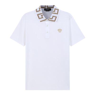 VERSACE男士棉质短袖POLO衫