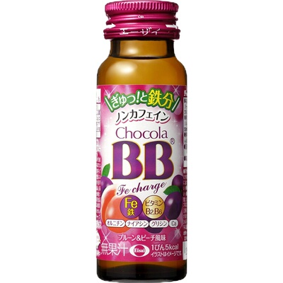日本代购chocola BB 铁Fe 维生素B 西梅桃子10支盒/女士滋补营养