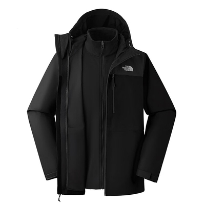 北面冲锋衣男户外三合一软壳外套