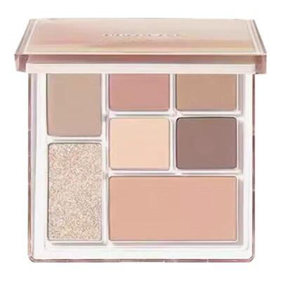 judydoll橘朵眼影盘26七巧盘2026新款大地粉橘色亮片日常淡妆烟熏