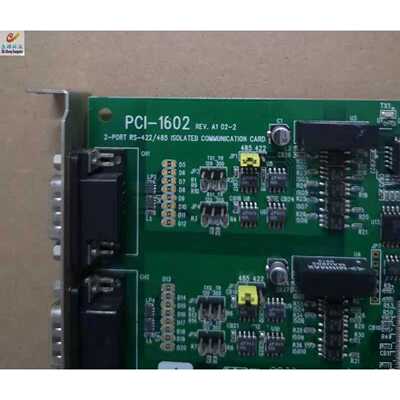 议价研华PCI-1602 REV.A1 02-2 RS-422/485 双COM口卡 PCI通讯卡