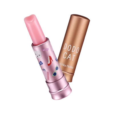韩国holika惑丽客嘟嘟猫果冻润色唇膏持久滋润唇膏口红粉色
