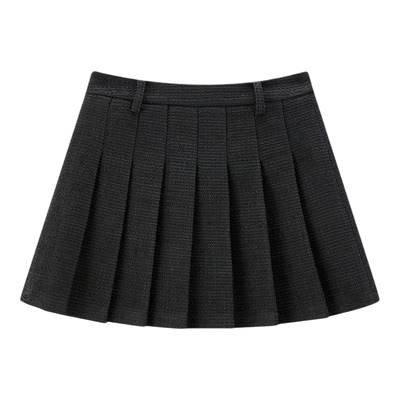 【商场同款】乐町小香风百褶裙25春季新款学院风半身裙C1GEF1217