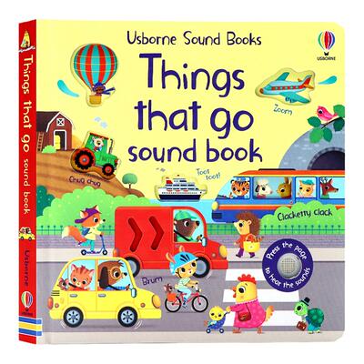 usborne交通工具发声书英文原版