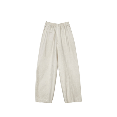 海维恩春季高腰显瘦直筒休闲裤