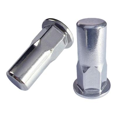 304不锈钢平头半六角铆螺母拉帽