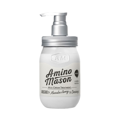日本进口 Amino Mason氨基酸无硅油滋润护发素450ml 滋润清爽控油