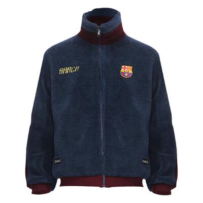 巴萨秋冬系列加厚摇粒绒外套