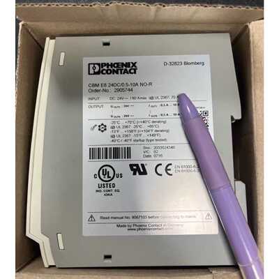议价菲尼克斯2905744电子断路器模块CBM E8 24DC/0.5-10A NO-R