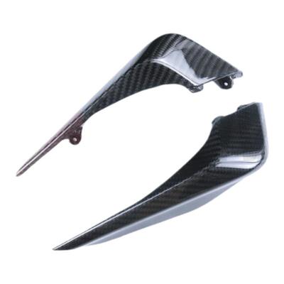 适用摩托车配件18+ KTM Superduke790 碳纤维车前灯罩 灯前侧板