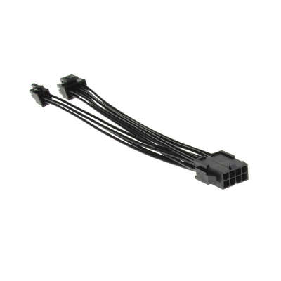 电脑主板CPU转接线 CPU8pin转8p+4pin 主板双路供电线 8p转8加4孔