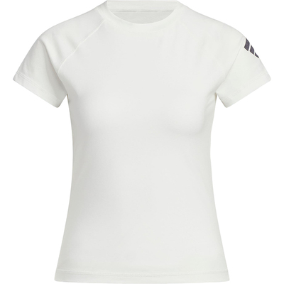 Adidas/阿迪达斯正品2025夏季款女士针织圆领休闲透气短袖KC3771