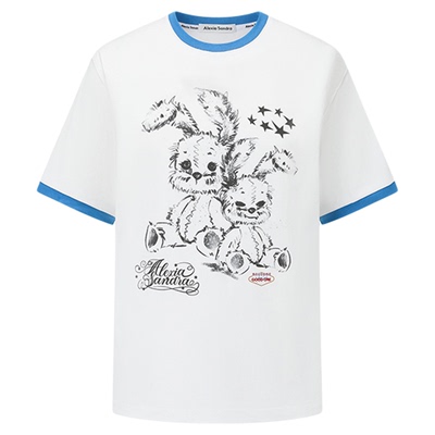 AlexiaSandra童话小兔短袖T恤