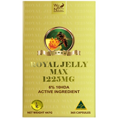 澳洲进口well being nutrition蜂王浆胶囊睡眠1225mg365s