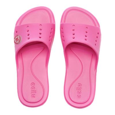 ccilu驰绿家居拖鞋女舒适”気“科技男凉拖运动恢复鞋软底一字拖