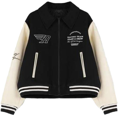 represent男士拼色羊毛外套夹克