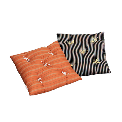 天丝全棉简约现代蝴蝶结系绳坐垫