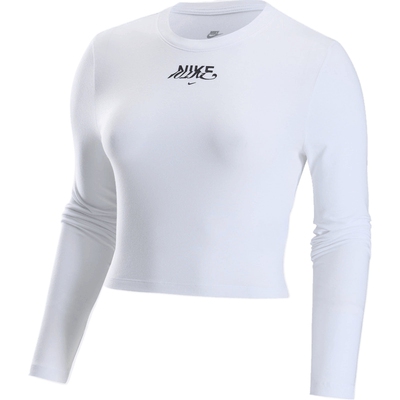 滔搏NIKE耐克女子AS NSW TEE SLM LS运动休闲长袖T恤IX2146-100