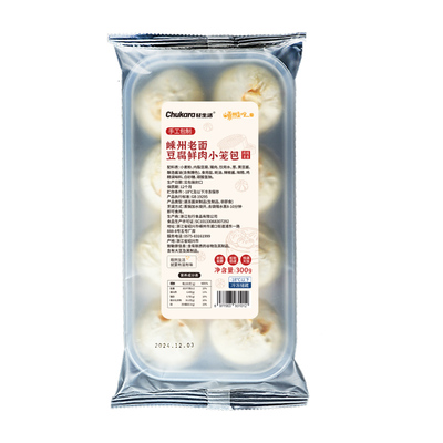 轻生活嵊州豆腐鲜肉老面包子300g
