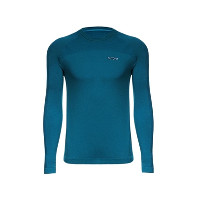 Fibo美利奴羊毛一体织长袖T恤