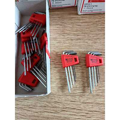 （议价）瑞士PBSWISSTOOLS平头内六角扳手组套