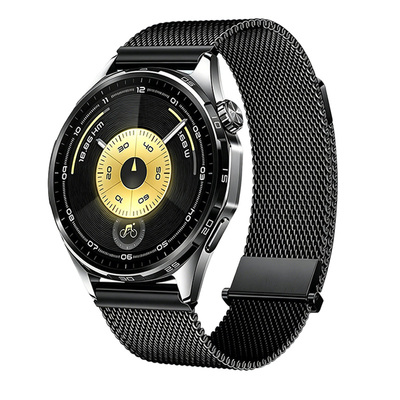适用华为gt6/gt7手表表带gt5/4/3米兰尼斯金属编织watch4磁吸GT3/2pro男款Ultimate运动专用新款gs腕带夏透气