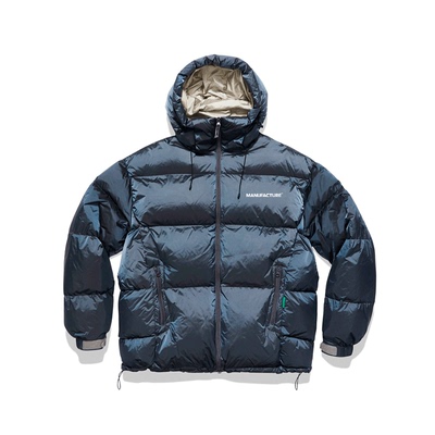 MANUFACTURE户外连帽羽绒服