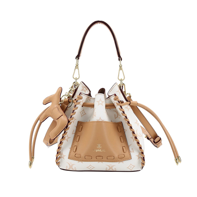 CallmeKitten复古老花水桶包