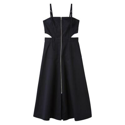 LILY BROWN春夏款Dickies联名束腰吊带连衣裙LWFO251101