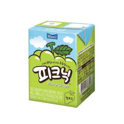 KKV正品Maeil每日必口利果汁饮料葡萄苹果味果蔬汁盒装饮料200ml