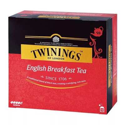 twinings原装进口英式早餐茶包