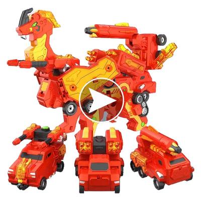 正版三宝超变兽车侠爆速合体玩具