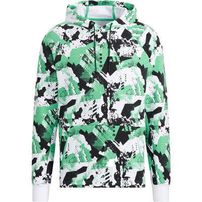 Adidas/阿迪达斯正品时尚潮流男子印花连帽加绒卫衣H13810