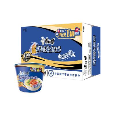 康师傅鲜虾鱼板面方便面