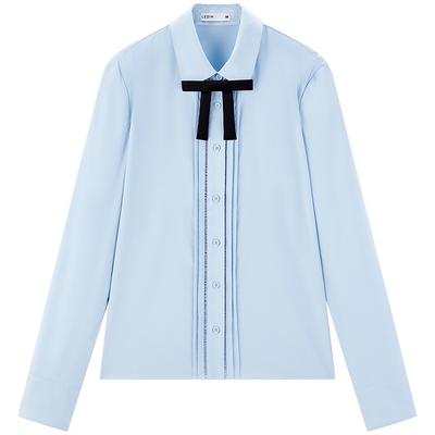 【商场同款】乐町免熨垂感减压府绸衬衫女夏季新款上衣C1CAG2103