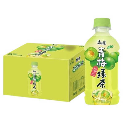康师傅青梅绿茶饮料330ml×12瓶