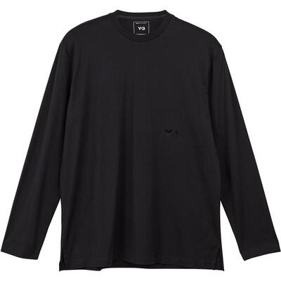 Y-3/Y3山本耀司秋冬季情侣宽松纯色运动休闲长袖T恤IW0068
