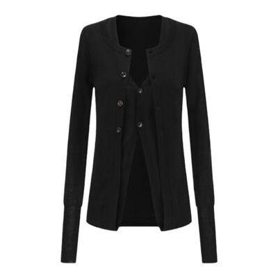 两件套纯色长袖oudewaag开衫