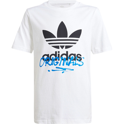 Adidas/阿迪达斯正品三叶草大童宽松透气圆领短袖T恤IY5452