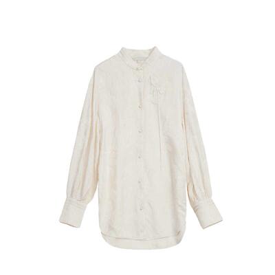 墨蒂珂2024秋季新款新中式衬衫