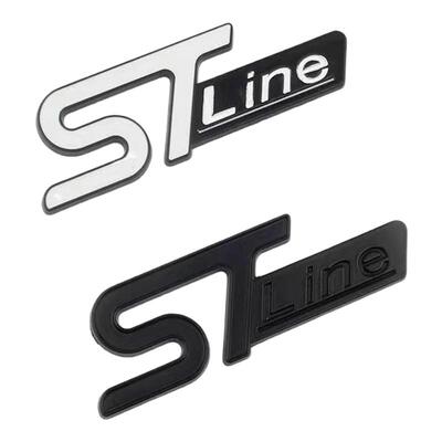 新款ST车贴STline金属贴锐际蒙迪欧福克斯探险者叶子板侧标后尾标