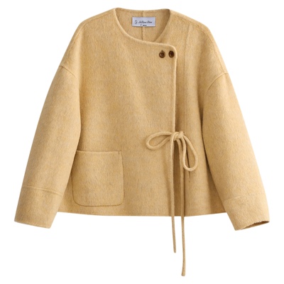 SeRinaBlue商场同款女羊毛短外套