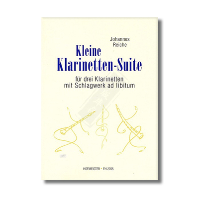 雷施小组曲三支单簧管乐谱书