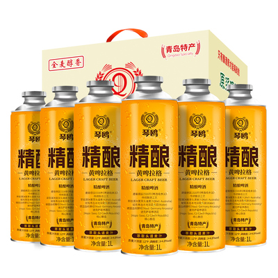 青岛特产精酿原浆整箱礼盒装