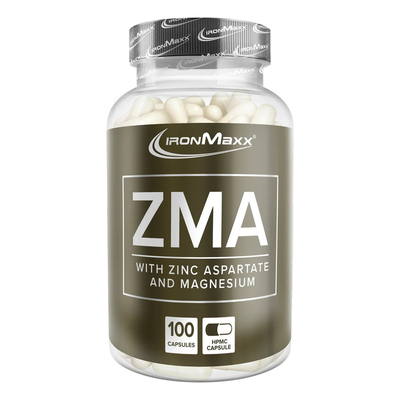 德国进口IronMaxx艾恩迈斯ZMA锌镁100粒提高训练水平促进肌肉生长