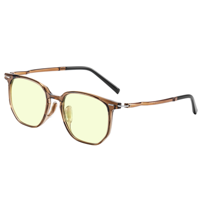 术后防蓝光眼镜变色蜂窝护眼