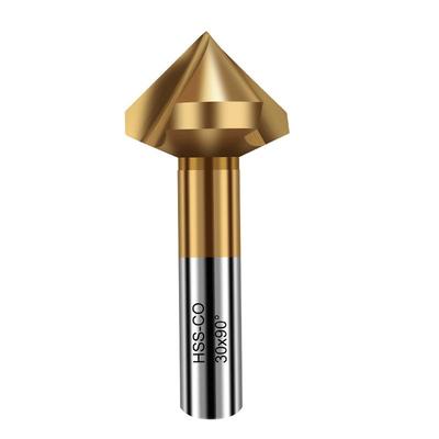 UMLO三刃倒角刀90度去毛刺沉单刃六角柄倒角器不锈钢沉头深孔扩孔