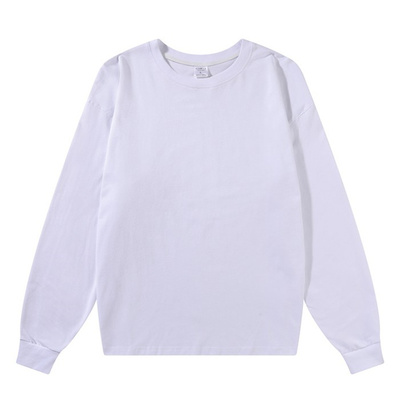 HELIPORT停机坪纯棉基础圆领长袖